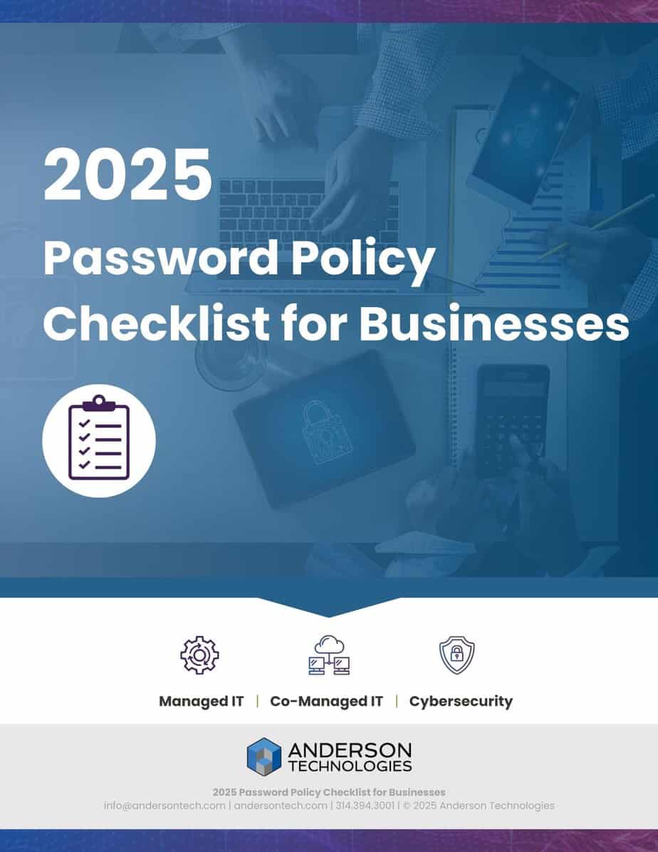 Password Policy Checklist for Businesses | Anderson Technologies