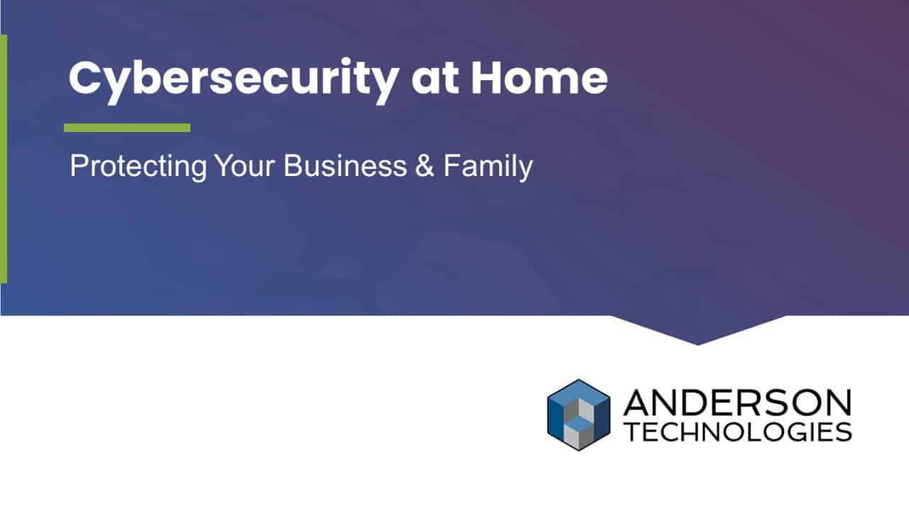 Webinars | Anderson Technologies